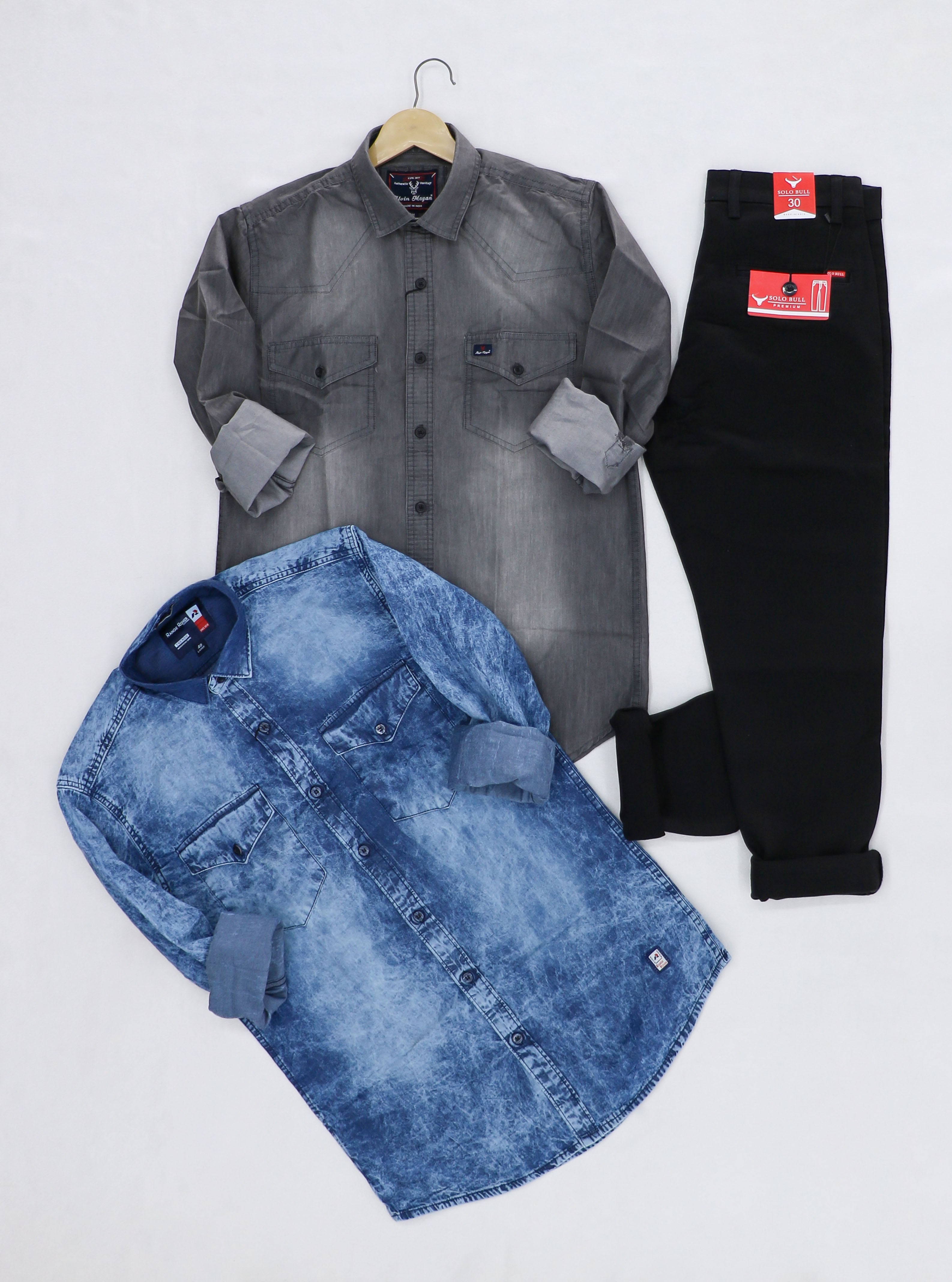 T-shirt, Shirt and Bottom wear-pant for Boys and Mens – 7 Man